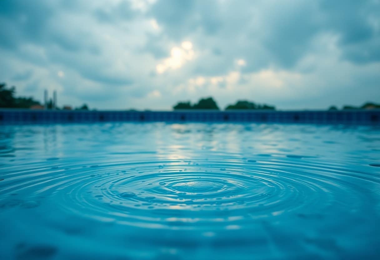 What does rain do to swimming pool water? | RMD Pool Services